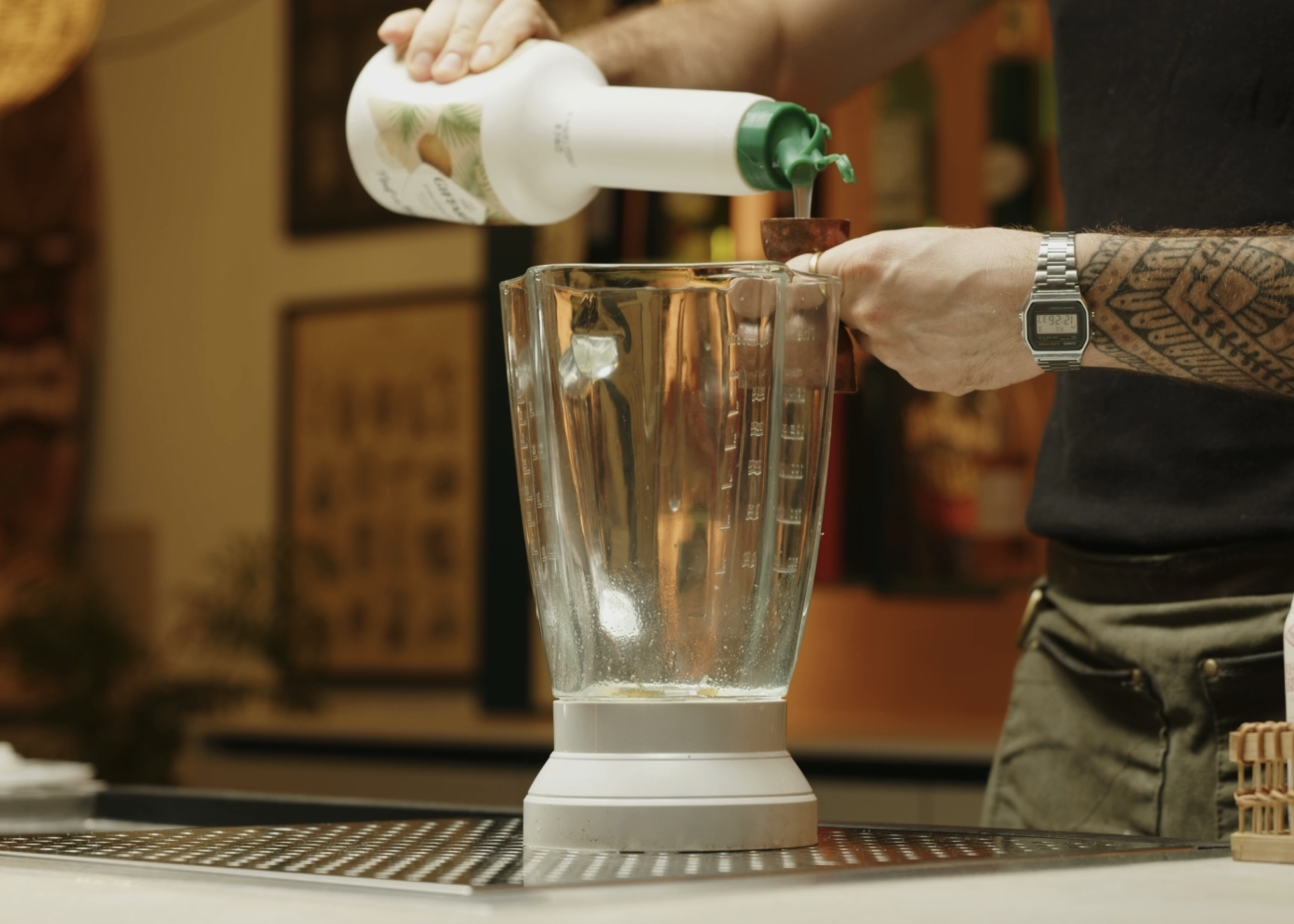 Banana Berry Colada Recipe by DrinksWorld