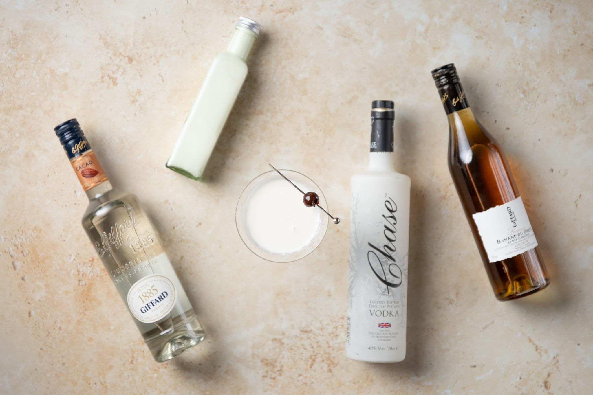 Banana Split Martini Cocktail Recipe by DrinksWorld