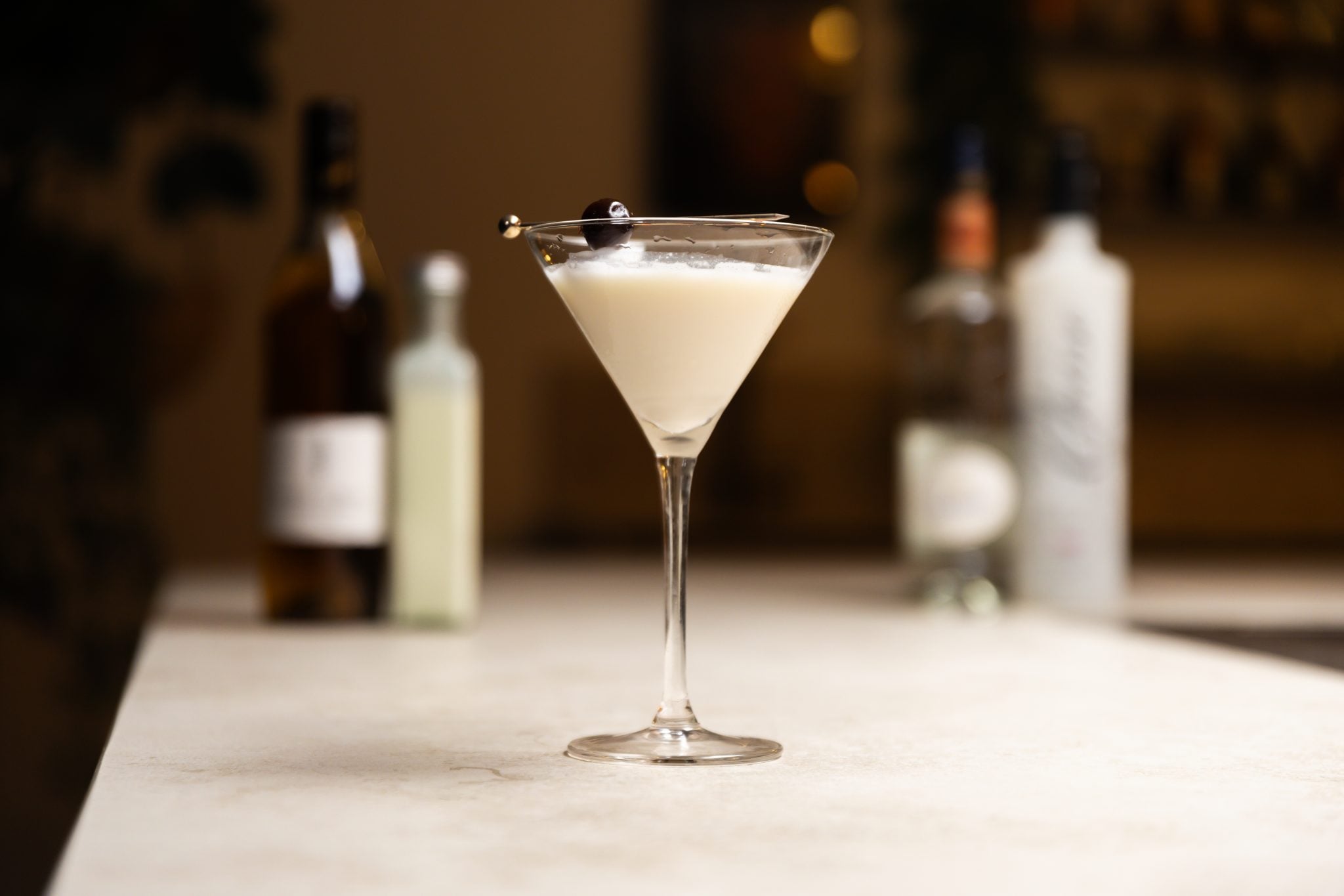 Banana Split Martini Cocktail Recipe by DrinksWorld