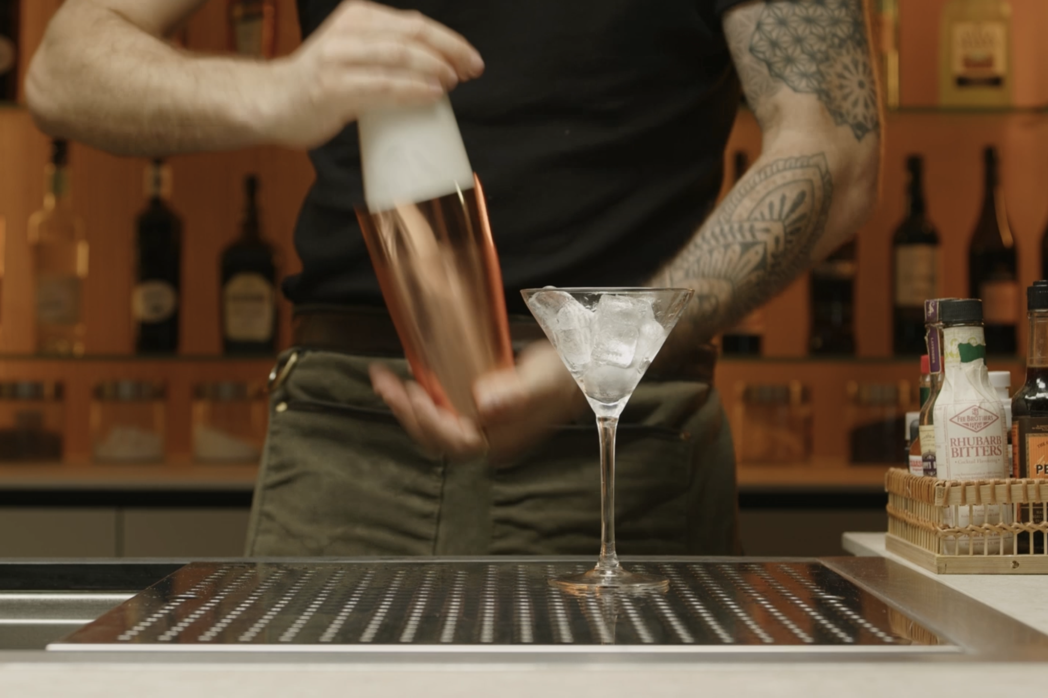 Banana Split Martini Cocktail Recipe by DrinksWorld