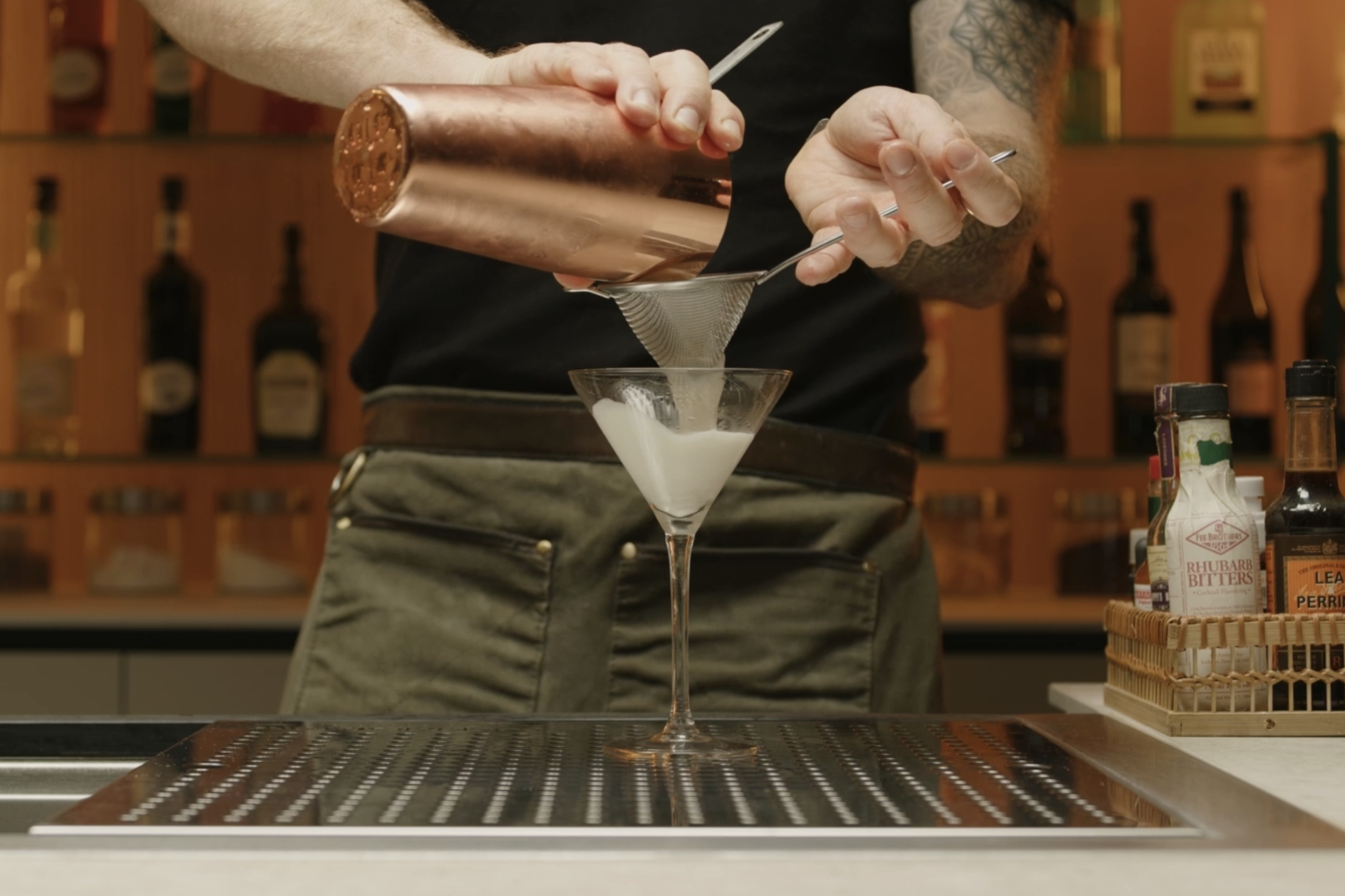 Banana Split Martini Cocktail Recipe by DrinksWorld