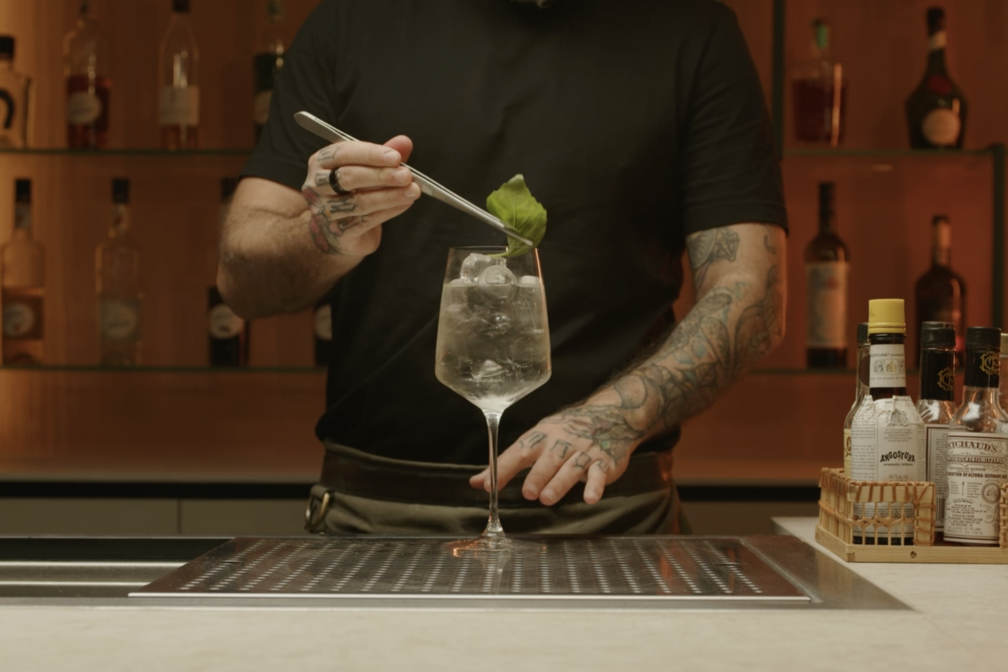 Basil Spritz Cocktail Recipe by DrinksWorld