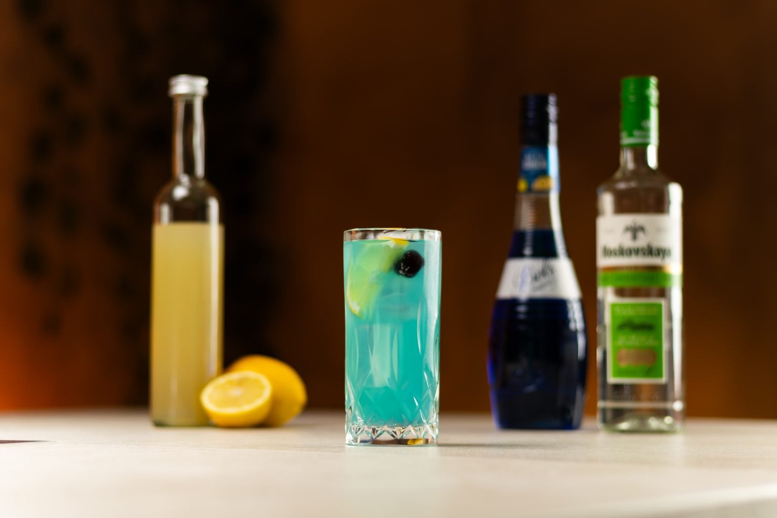 Blue Lagoon Cocktail Recipe by DrinksWorld