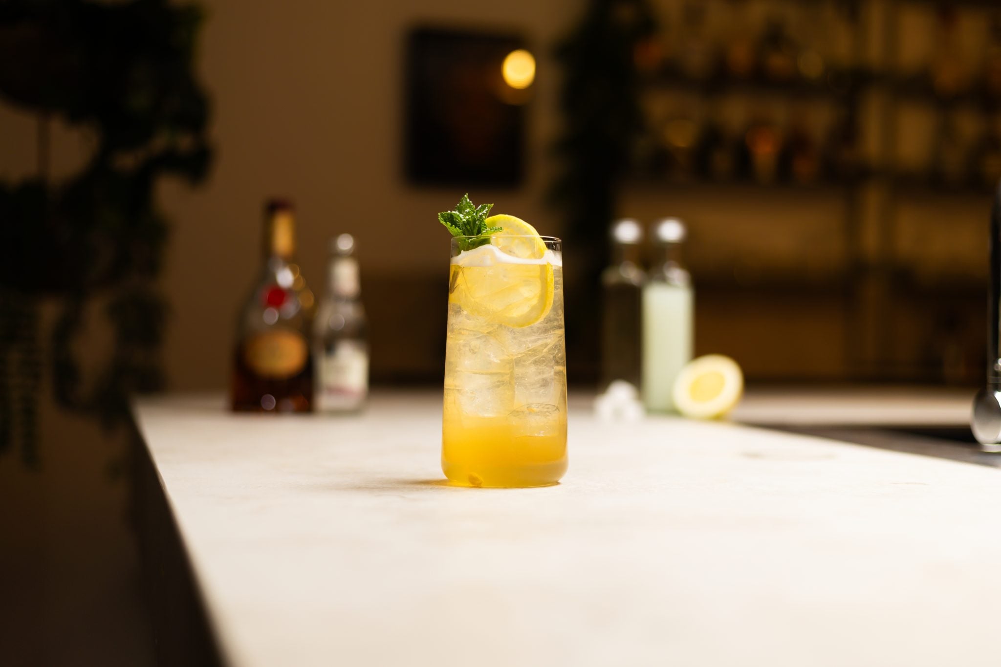 Brandy Collins Cocktail Recipe by DrinksWorld