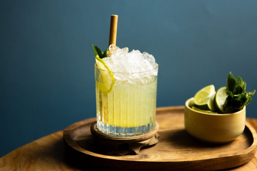 Chartreuse Swizzle Cocktail Recipe by DrinksWorld