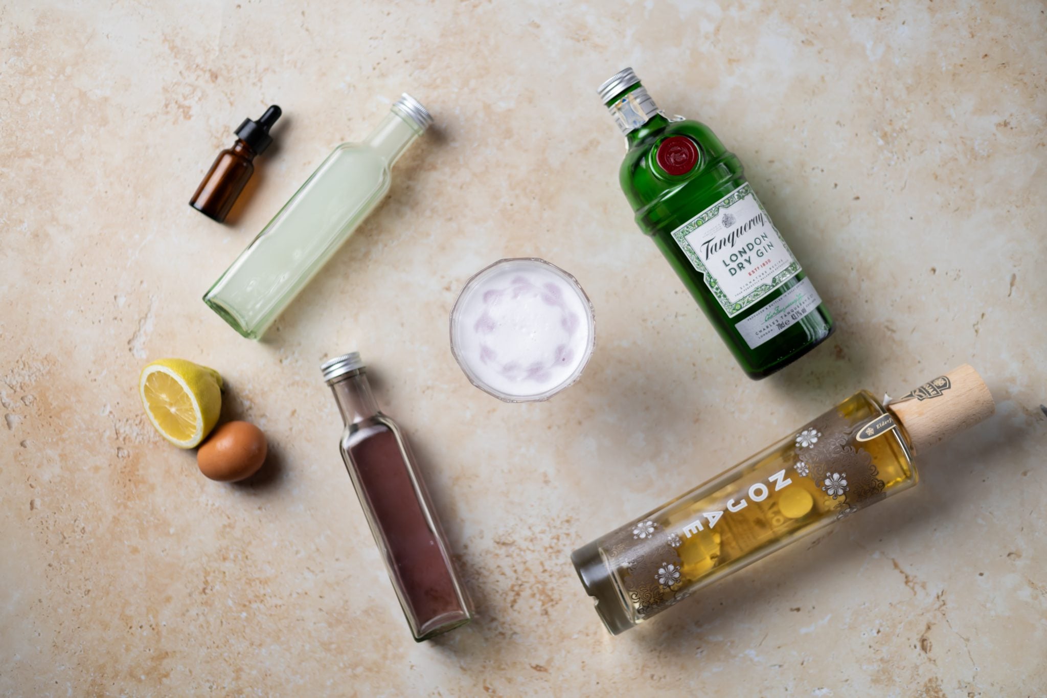 Flower Power Sour Cocktail Recipe by DrinksWorld