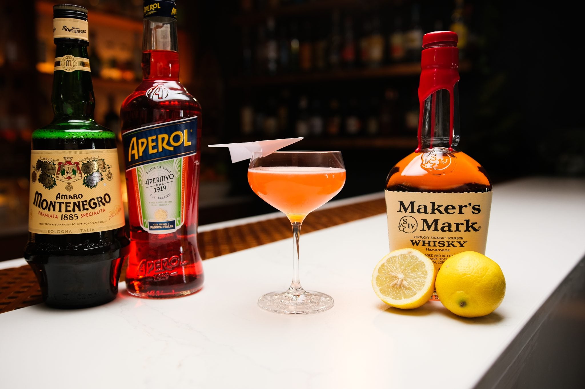 Paper Plane Cocktail Recipe by DrinksWorld