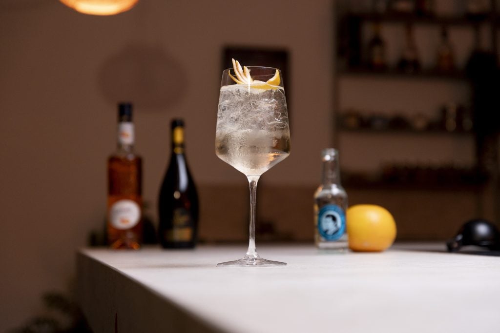 Ruby Red Spritz Cocktail Recipe by DrinksWorld