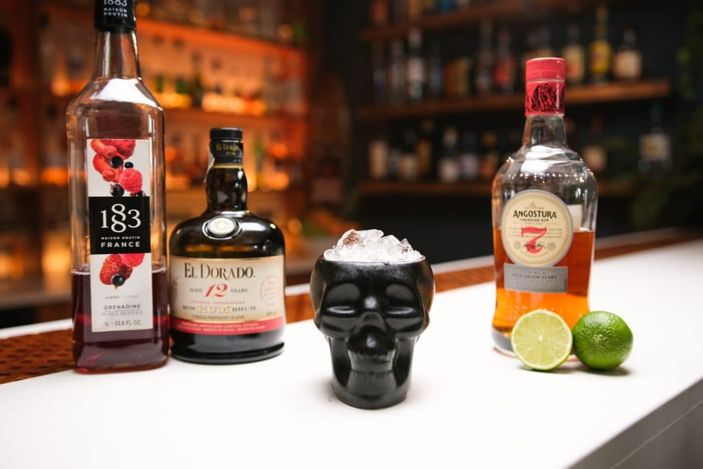 Shrunken Skull Cocktail Recipe by DrinksWorld