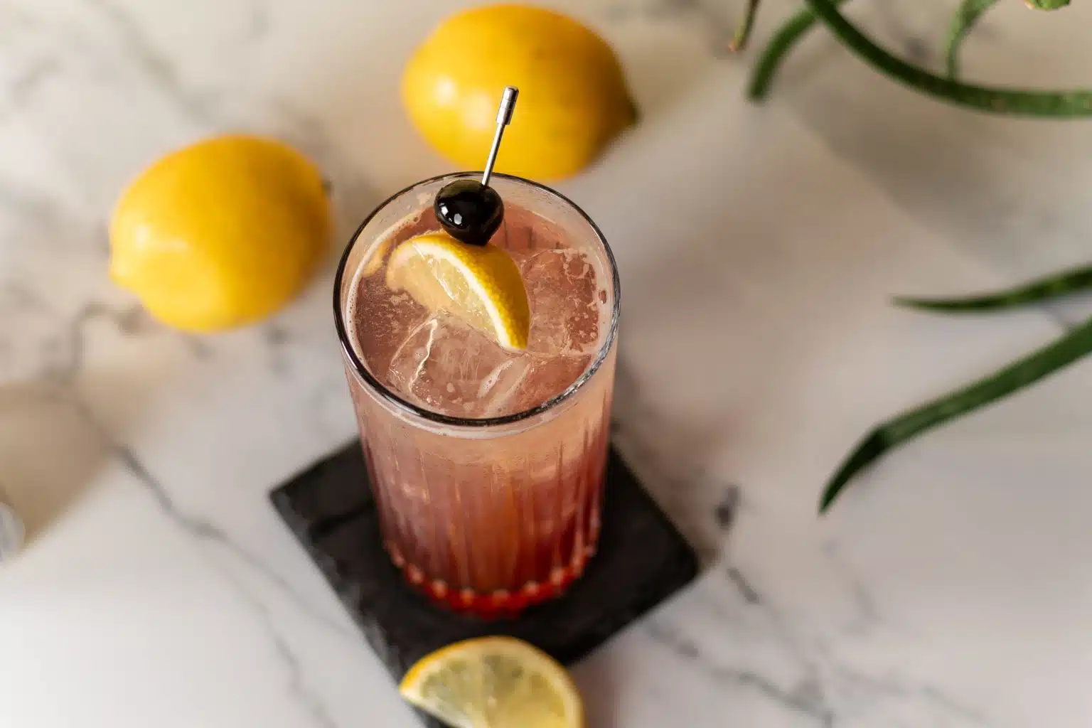 Sloe Gin Fizz Cocktail Recipe by DrinksWorld