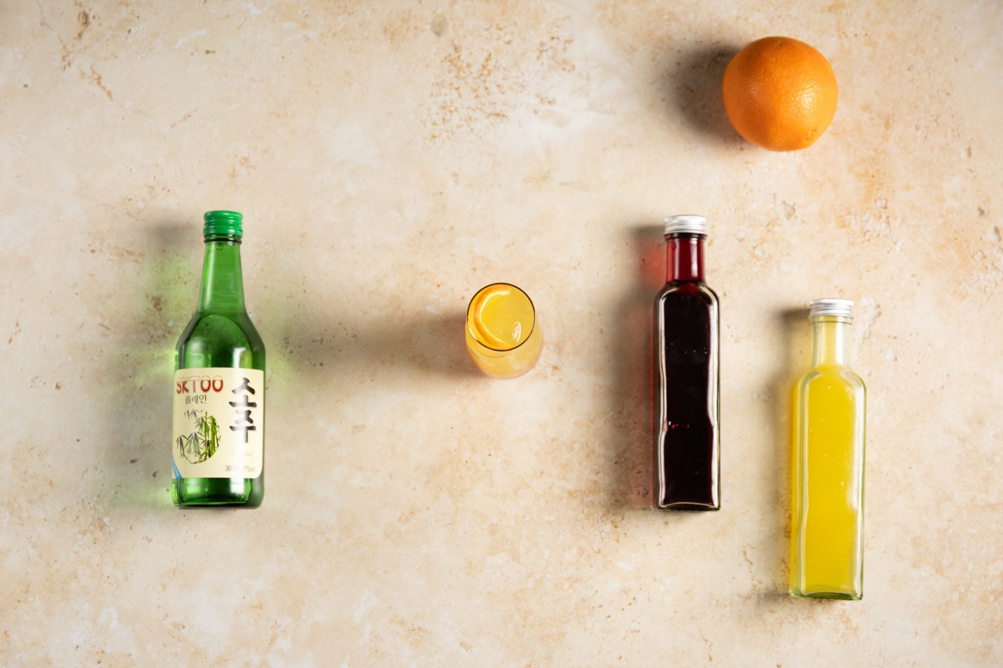 Soju Sunrise Cocktail Recipe by DrinksWorld
