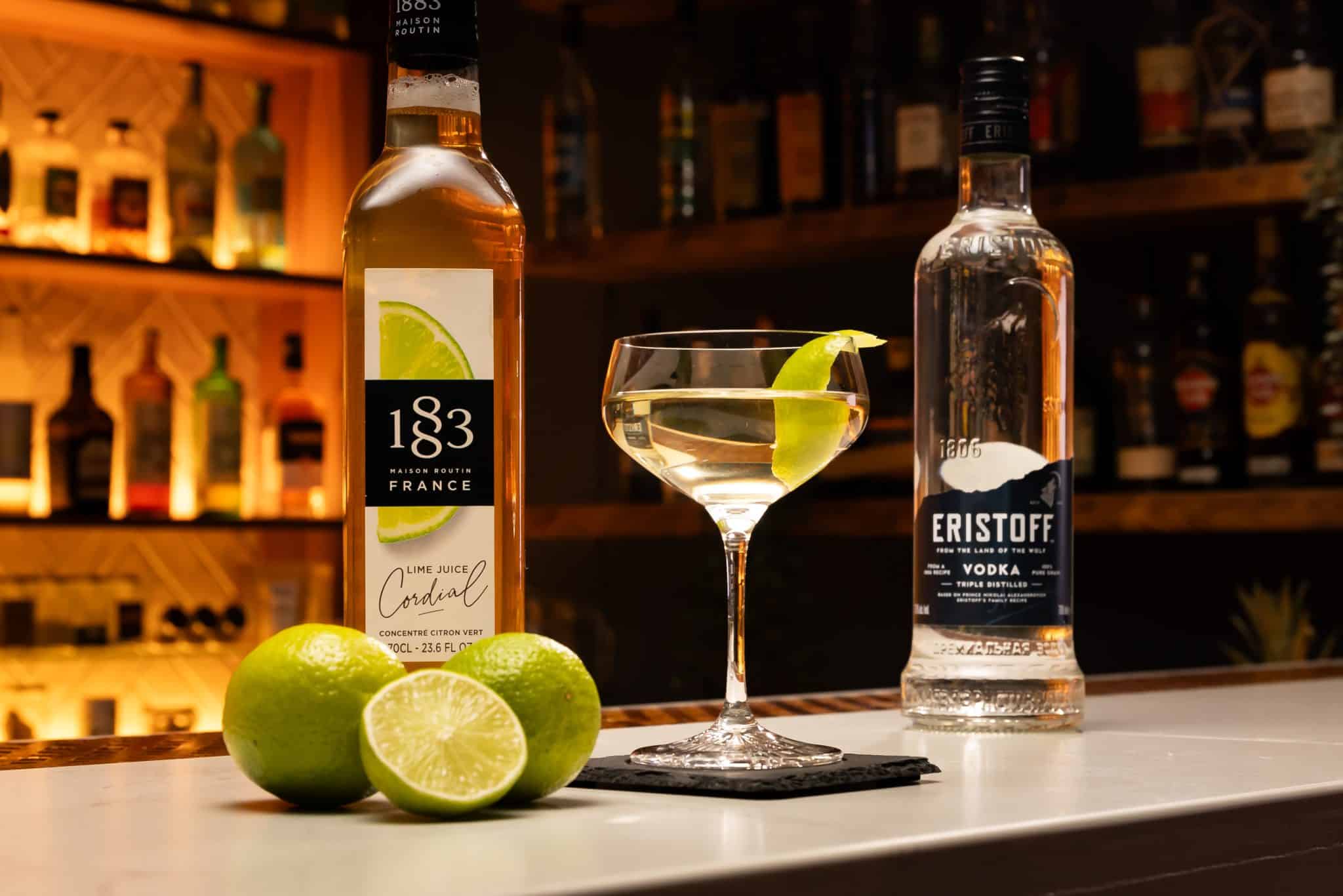 Vodka Gimlet Cocktail Recipe by DrinksWorld
